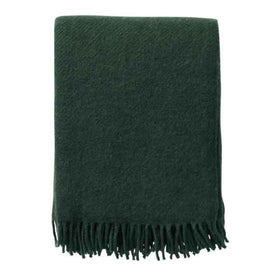 Green wool throws and blankets – Country Mouse
