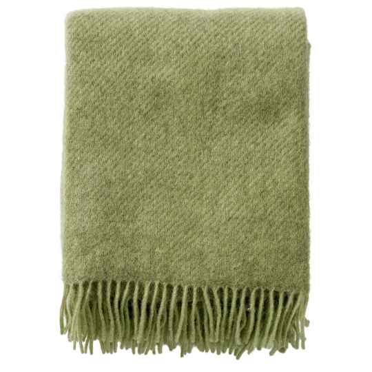 Green wool throws and blankets – Country Mouse