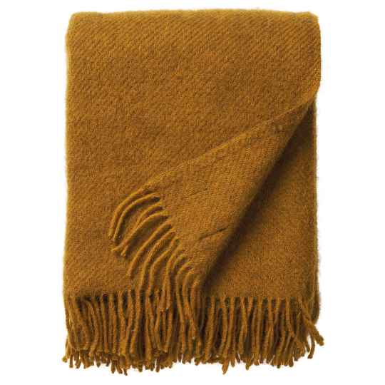 Yellow wool throws and blankets – Country Mouse